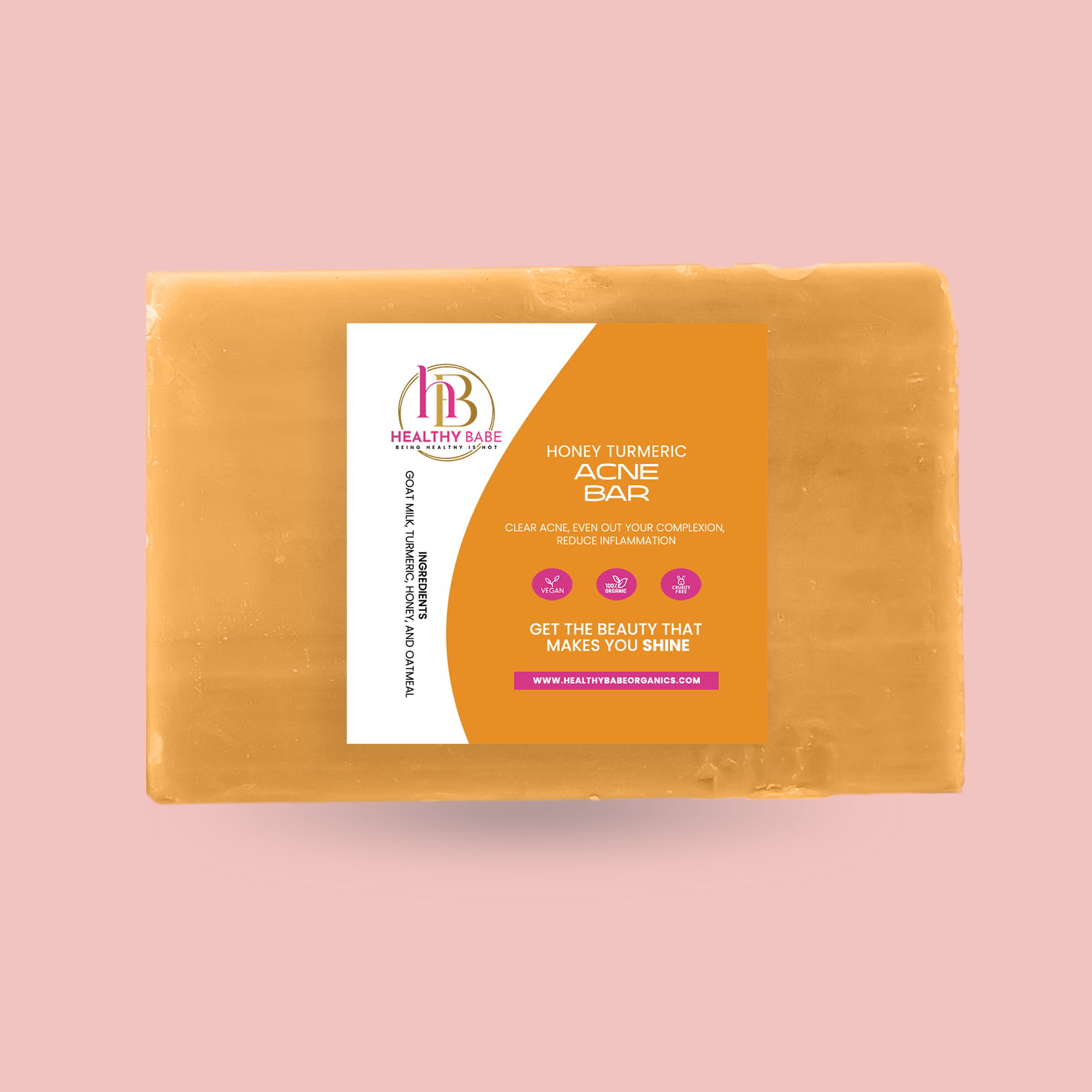 Honey & Turmeric Bar Acne & Complexion – Raw Organics